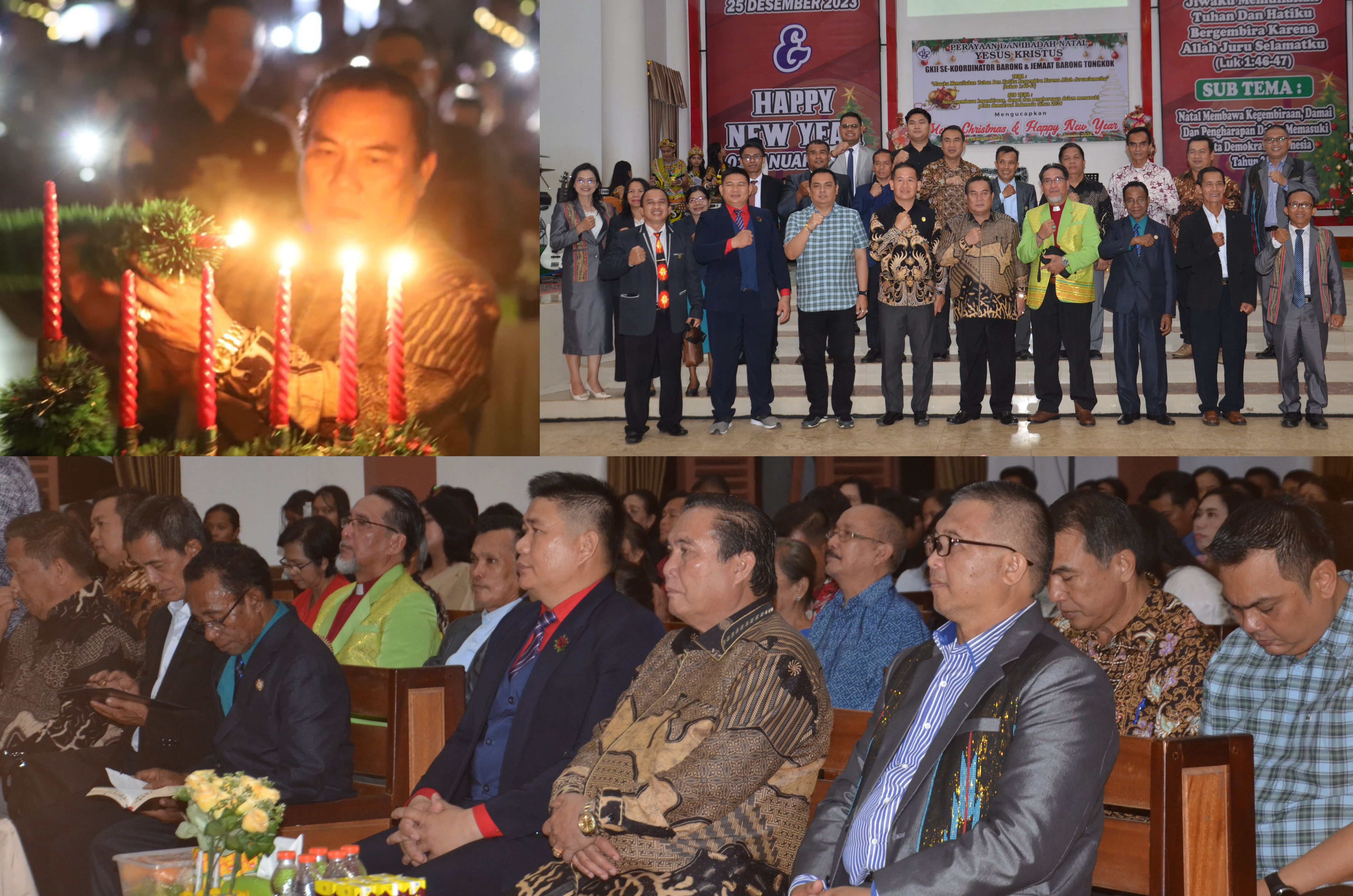 Perayaan dan Ibadah Natal, di GKII Jemaat Barong Tongkok, Bupati Minta ...